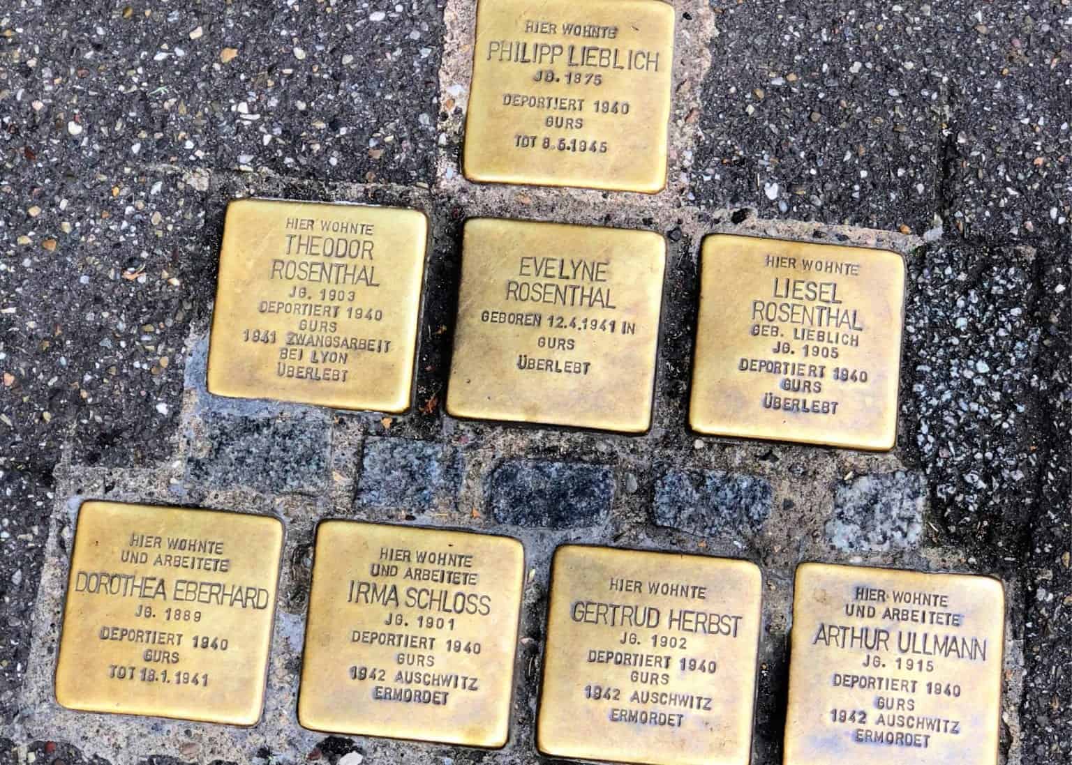 The Stumbling Stones of Baden-Baden - Claudia Travels