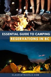 Helpful Tips for BC Camping Reservations - Claudia Travels